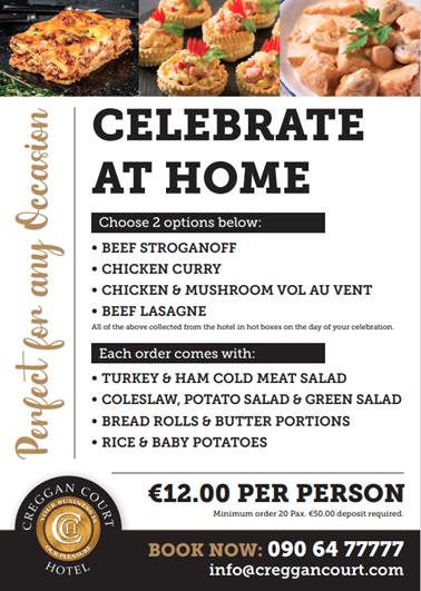 Gastro Pub in Athlone | Creggan Court Hotel